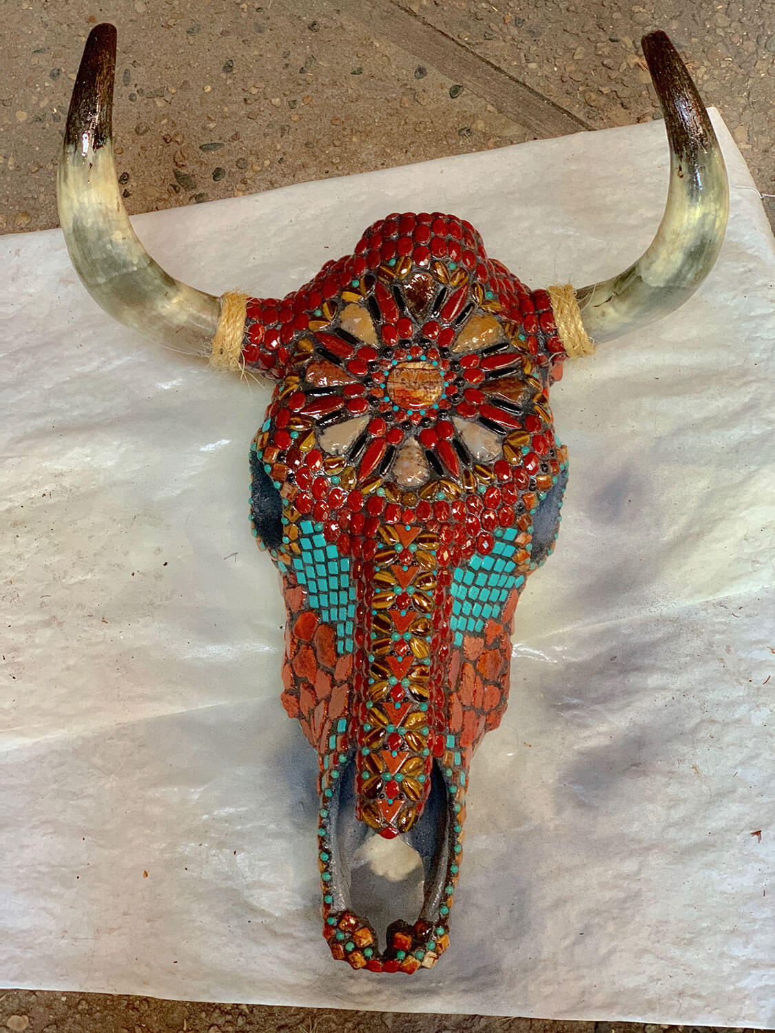 Hen and Chick – Skull mosaics and jewelry